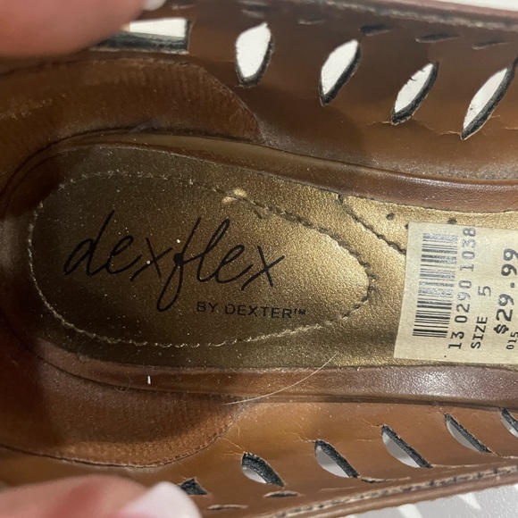 Dexflex by Dexter | Shoes | Dexflex By Dexter Brown Open Toe Wedge Size 5 Originally 2999 | Poshmark